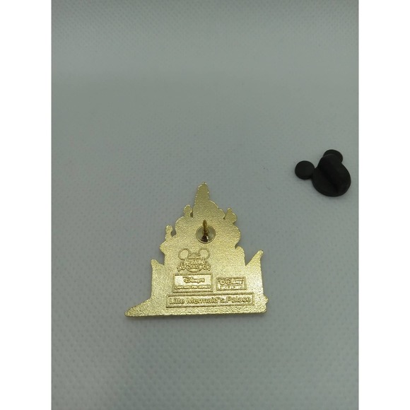 Disney | Jewelry | Disney Gold Little Mermaids Palace Pin | Poshmark